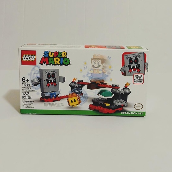Lego | Toys | Lego Super Mario Whomps Lava Trouble Expansion Set 7364 ...